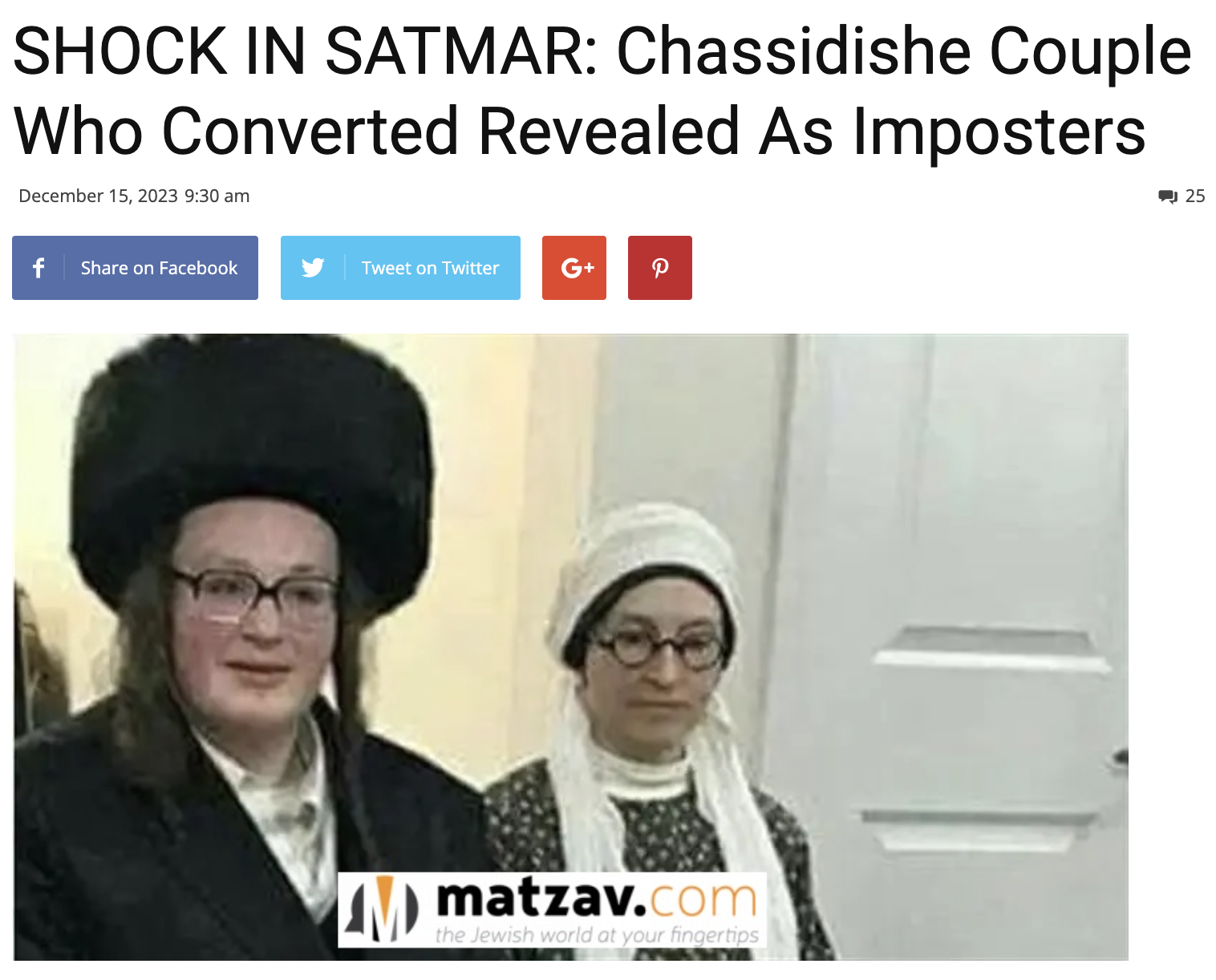 First, he converted to Judaism. Then, he returned to Christianity. The ...