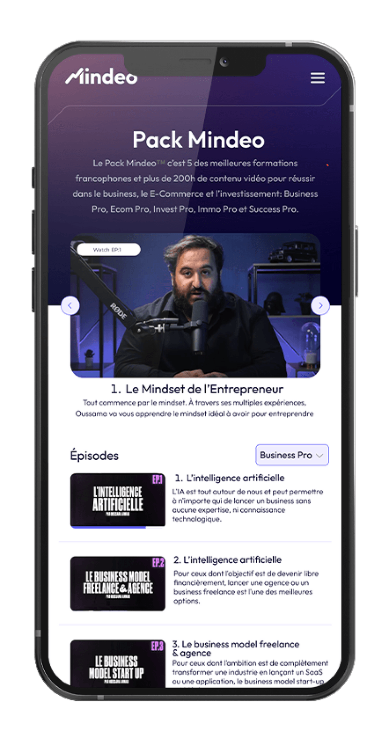 Mindeo | L'école qui vous guide vers vos objectifs