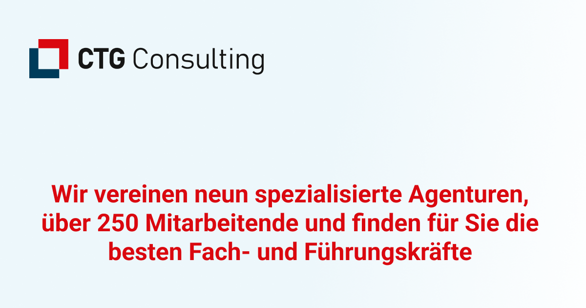 Building great Teams | CTG Consulting