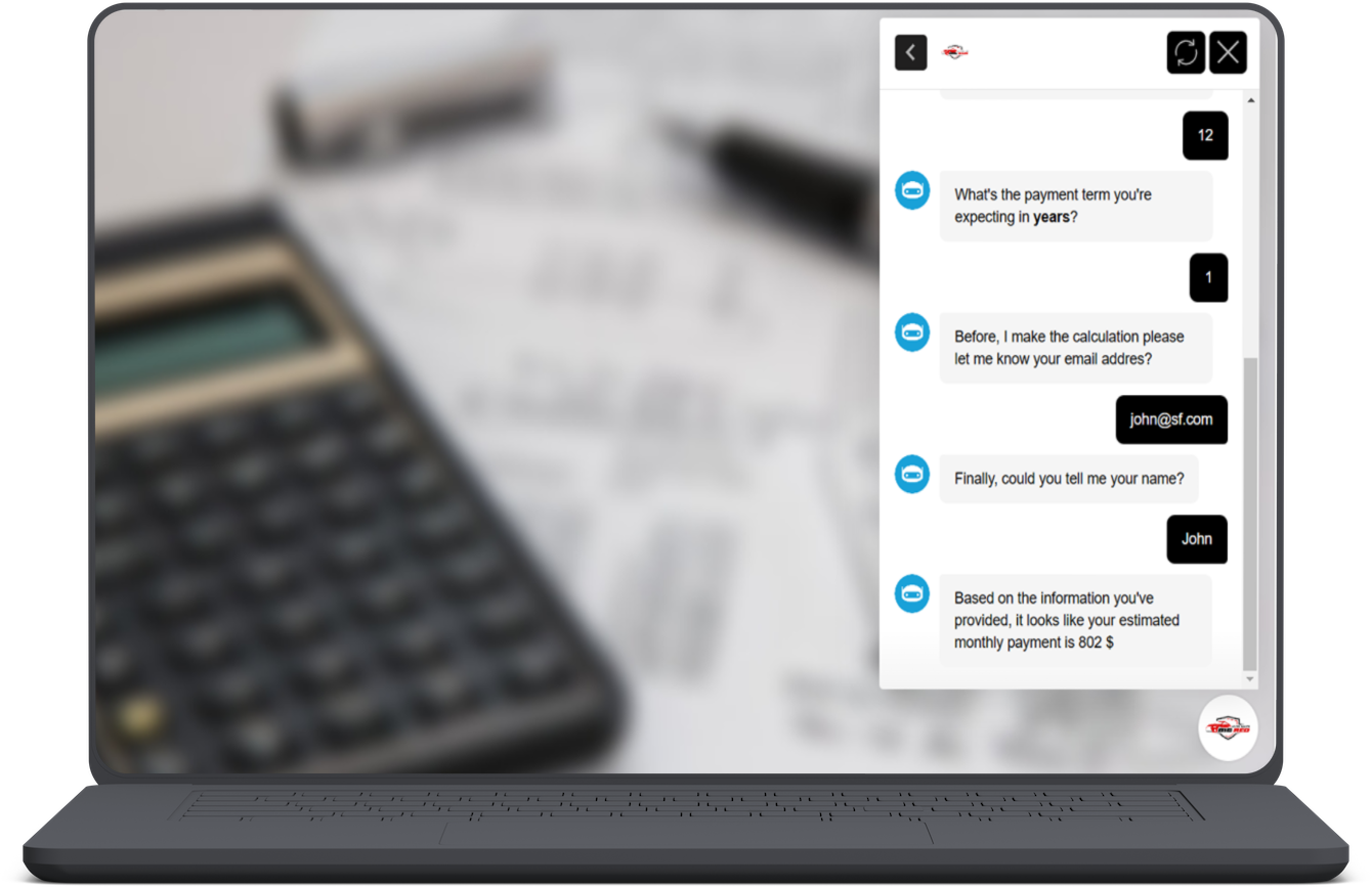 Car Budget Calculator Chatbot Template Car Budget Calculator Chatbot Template