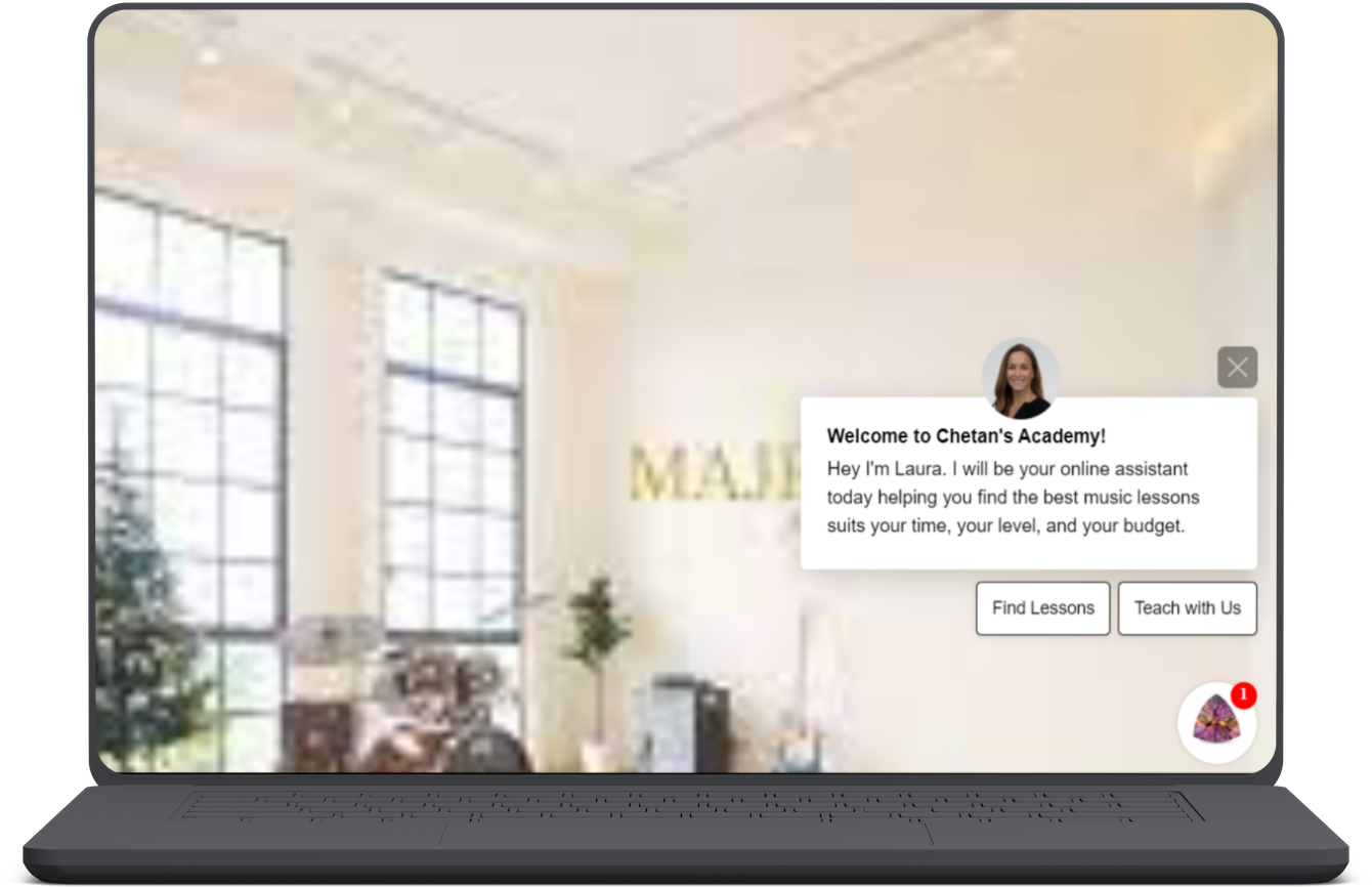 Music School And Music Lessons Chatbot Template Music School And Music Lessons Chatbot Template