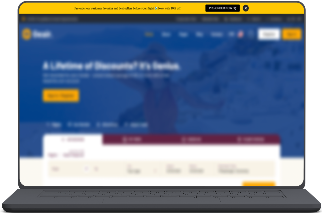 Preorder floating bar template Preorder floating bar template