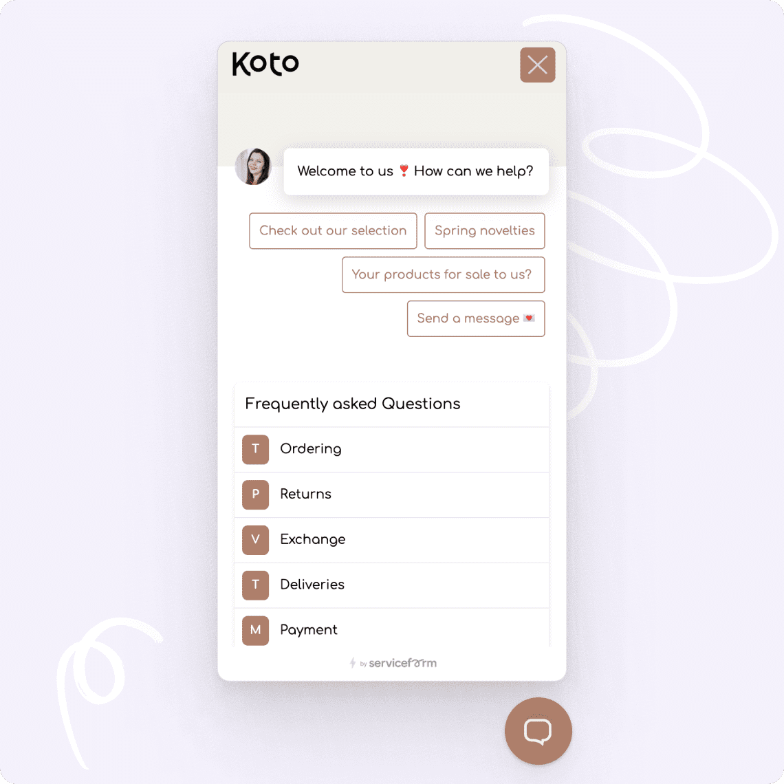 Ecommerce Chatbot For A Better Ecommerce Customer Experience Serviceform