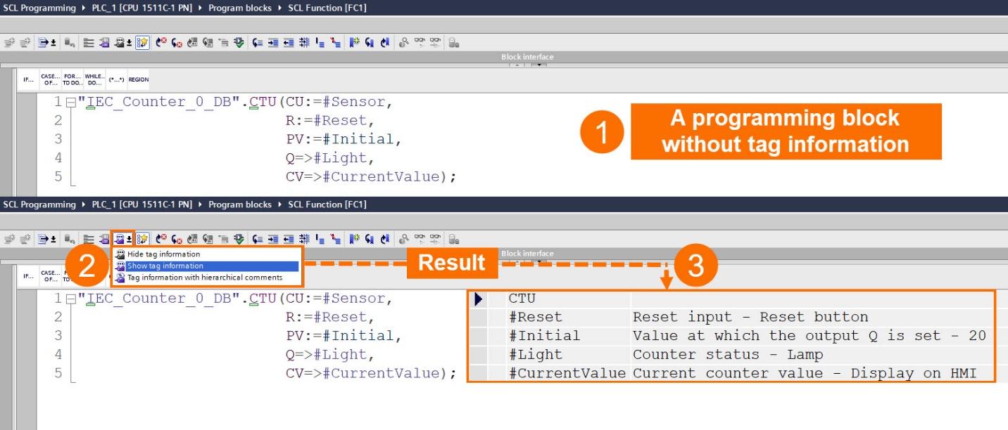 Understanding SCL Instruction Data Types and Tag Information