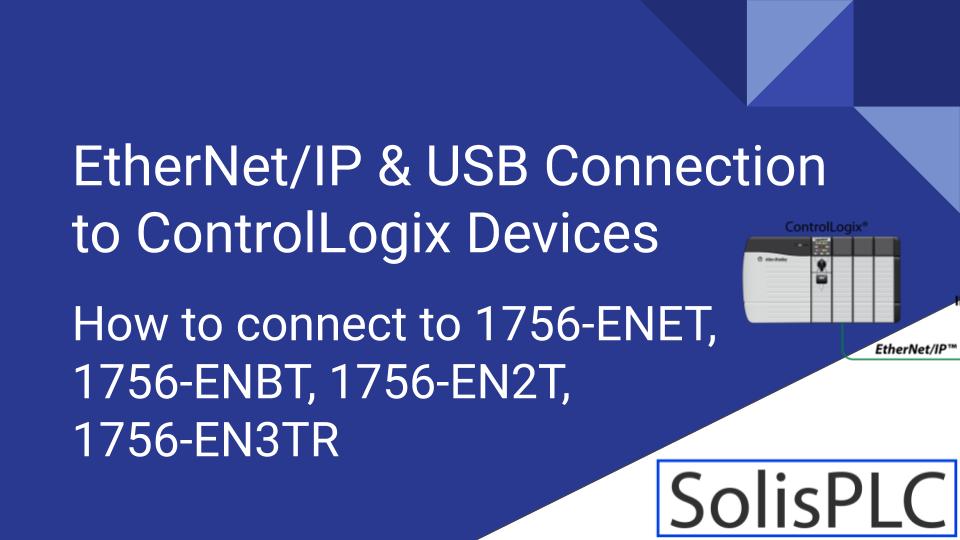 1756-ENBT - ControlLogix EtherNet IP Communication Allen Bradley PLC ...