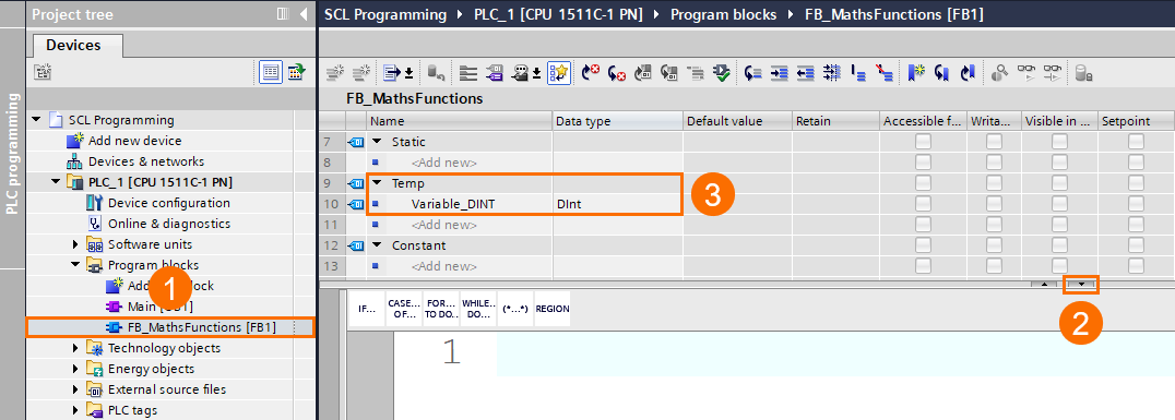 Constant Value Calculation (Typed and Non-Typed) in SCL