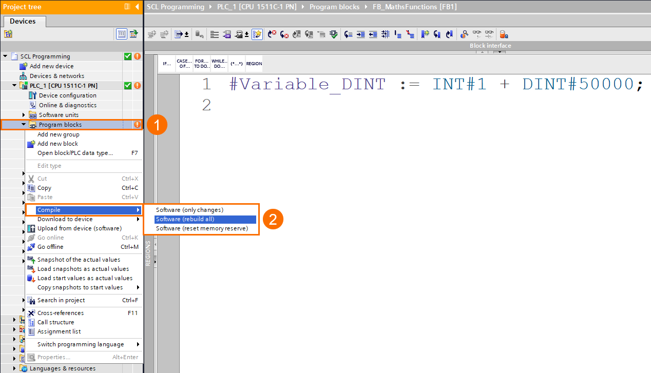 Constant Value Calculation (Typed and Non-Typed) in SCL