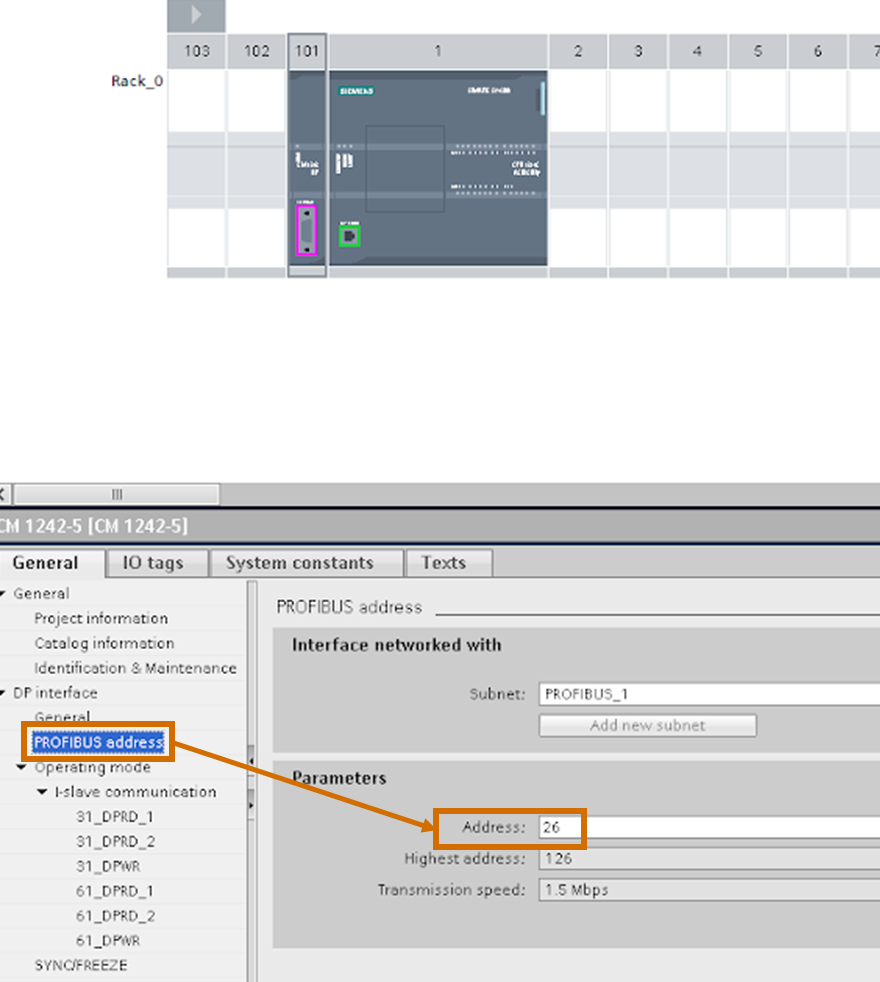 Configuring an S7-1200 PLC as DP Slave in a Fault Tolerant S7-400H System