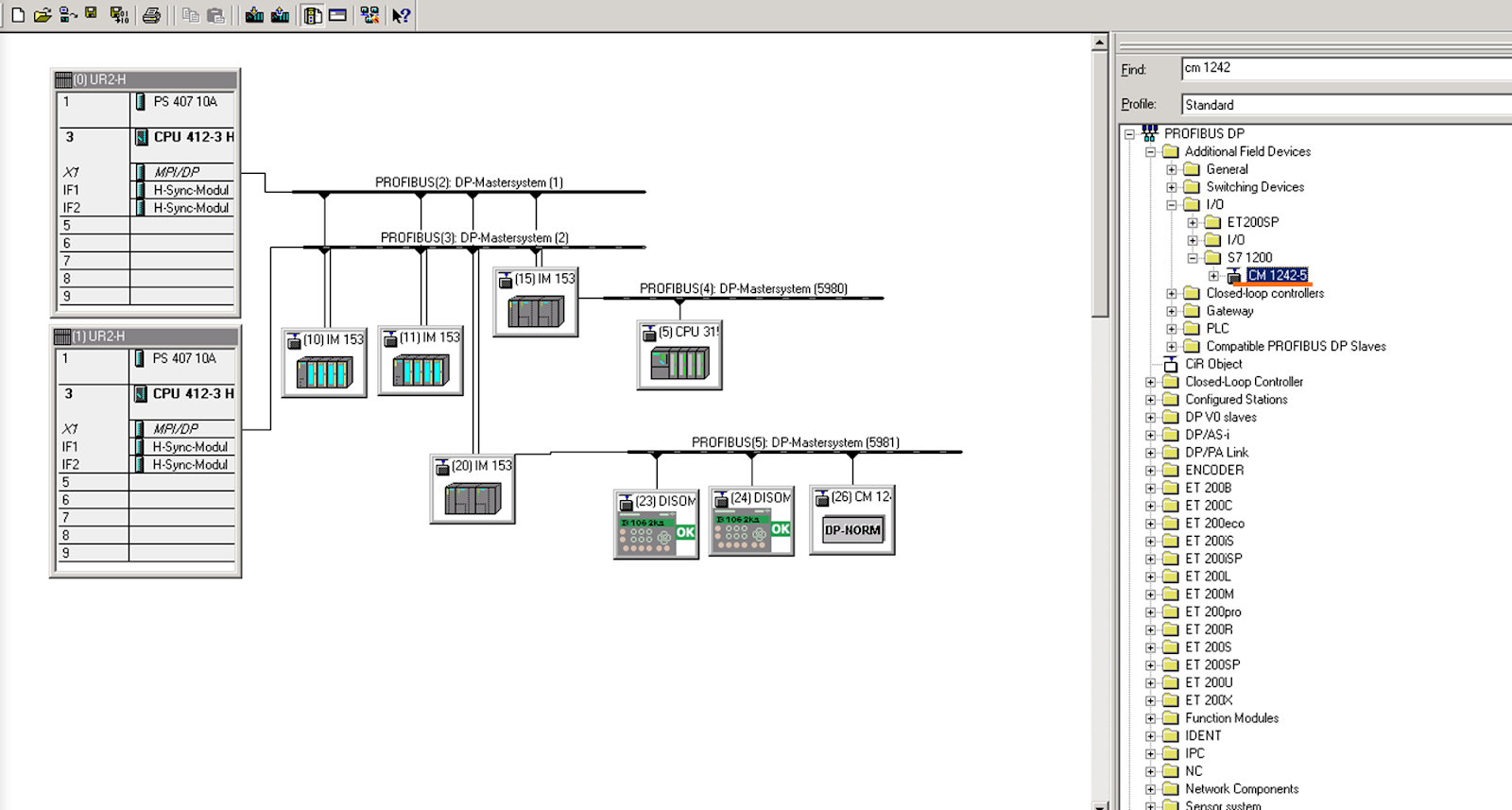 Configuring an S7-1200 PLC as DP Slave in a Fault Tolerant S7-400H System