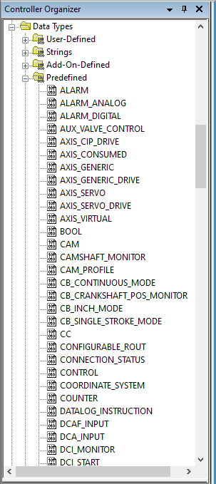 Data Structures and UDT in RSLogix 5000 PLC Programming