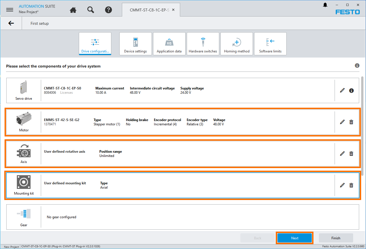 Festo Servo Motor Tutorial - CMMT-ST-C8-1C-EP-S0 Festo Automation Suite ...