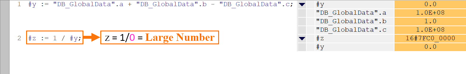 Floating-Point Value Calculation (REAL and LREAL) in SCL