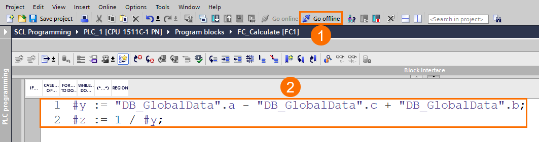 Floating-Point Value Calculation (REAL and LREAL) in SCL