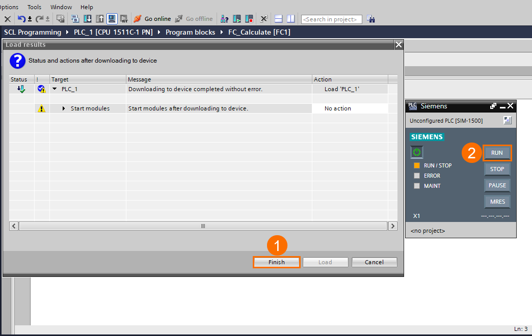 Floating-Point Value Calculation (REAL and LREAL) in SCL