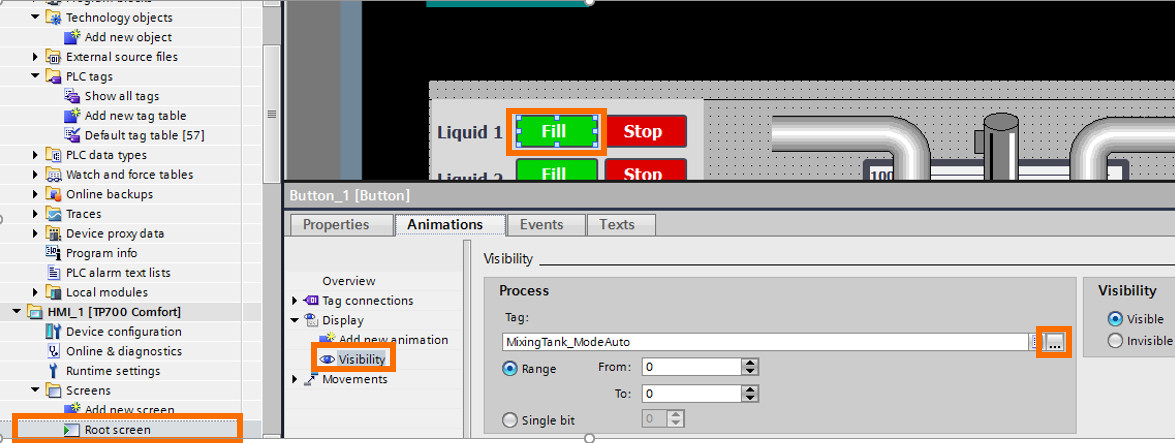 How to Create HMI Animations and Events in Siemens TIA Portal