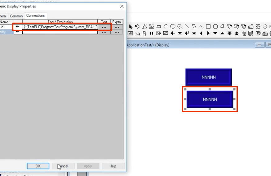 HMI / PLC Fundamentals - Linking Studio 5000 Tags to a PanelView Plus 1000 HMI Terminal Tutorial