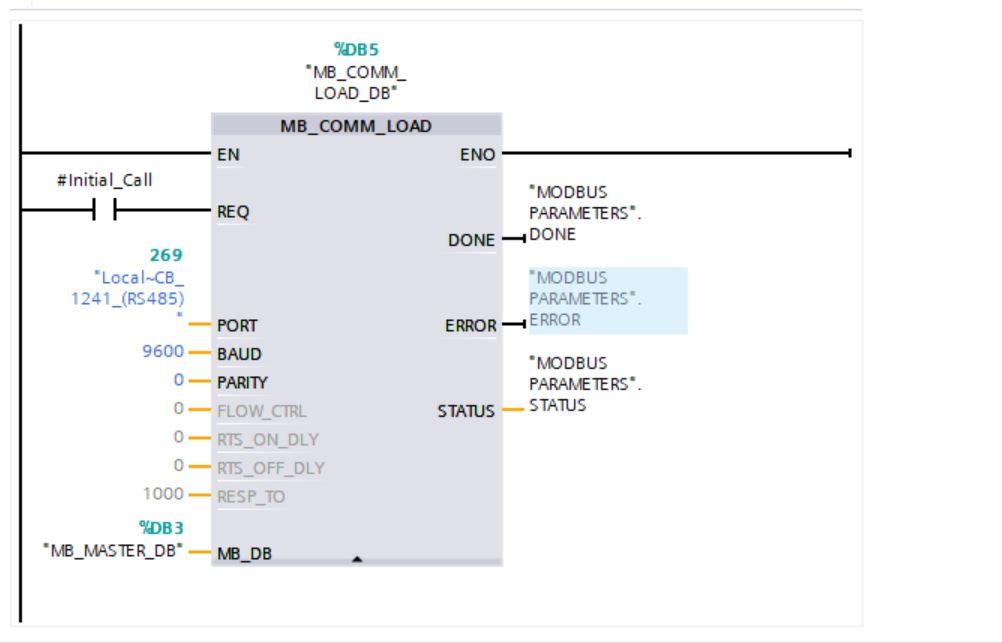 Configuring Modbus RTU Communication in Siemens TIA Portal