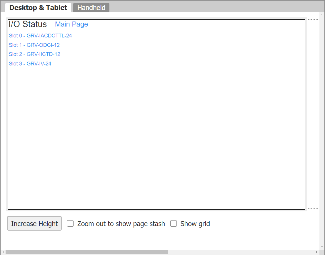 Opto 22 groov EPIC Learning Center groovView IO Status Programming