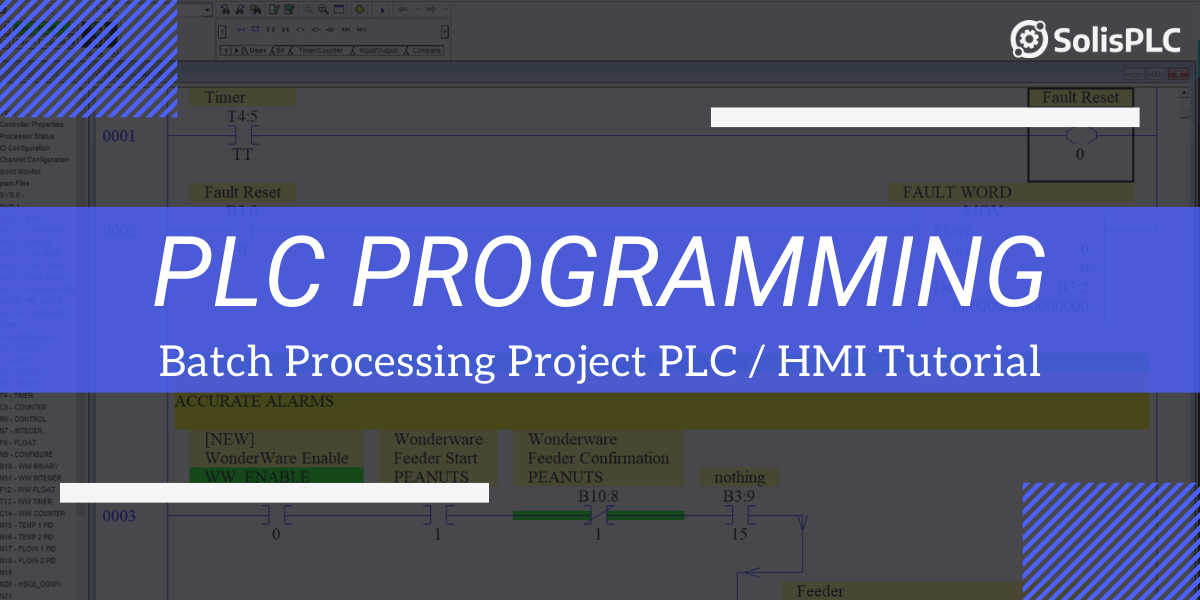 PLC Programming Example Project - Batching Tank Ladder Logic PLC and ...
