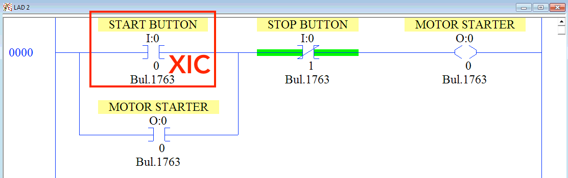 PLC Programming Fundamentals - XIC Instruction