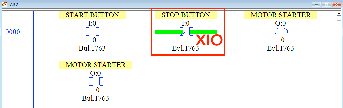 PLC Programming Fundamentals – XIO Instruction