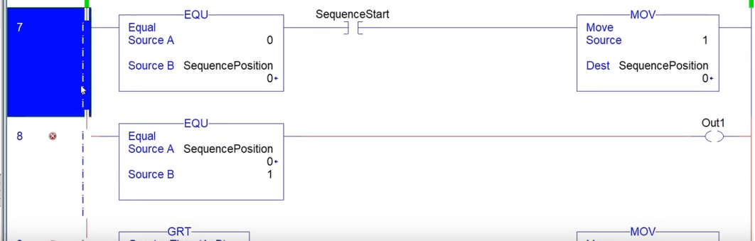 PLC Sequencer Programming - Tutorial on SQI SQO Instructions in RSLogix 5000 Ladder Logic