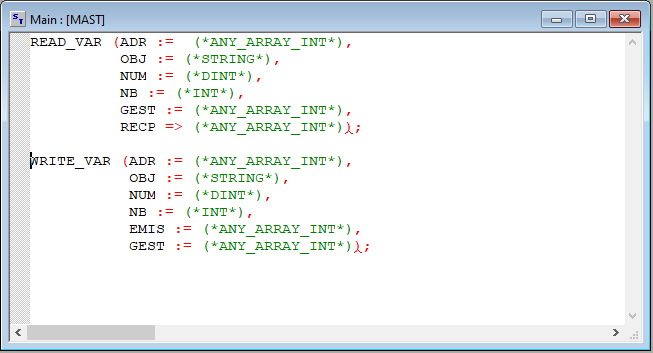 Programming a SEW VFD using Modbus TCP in Unity Pro