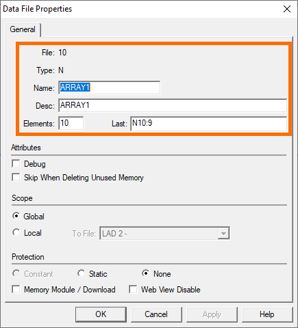 RSLogix 500 Data Types and Cross Referencing