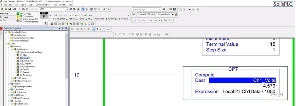 RSLogix 5000 Analog Input Programming | Wiring Scaling Tutorial for PLC Analog Input Signal Example