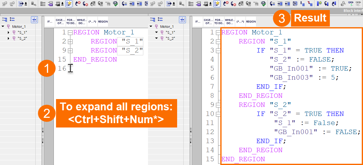 Understanding and Using SCL Regions in TIA Portal