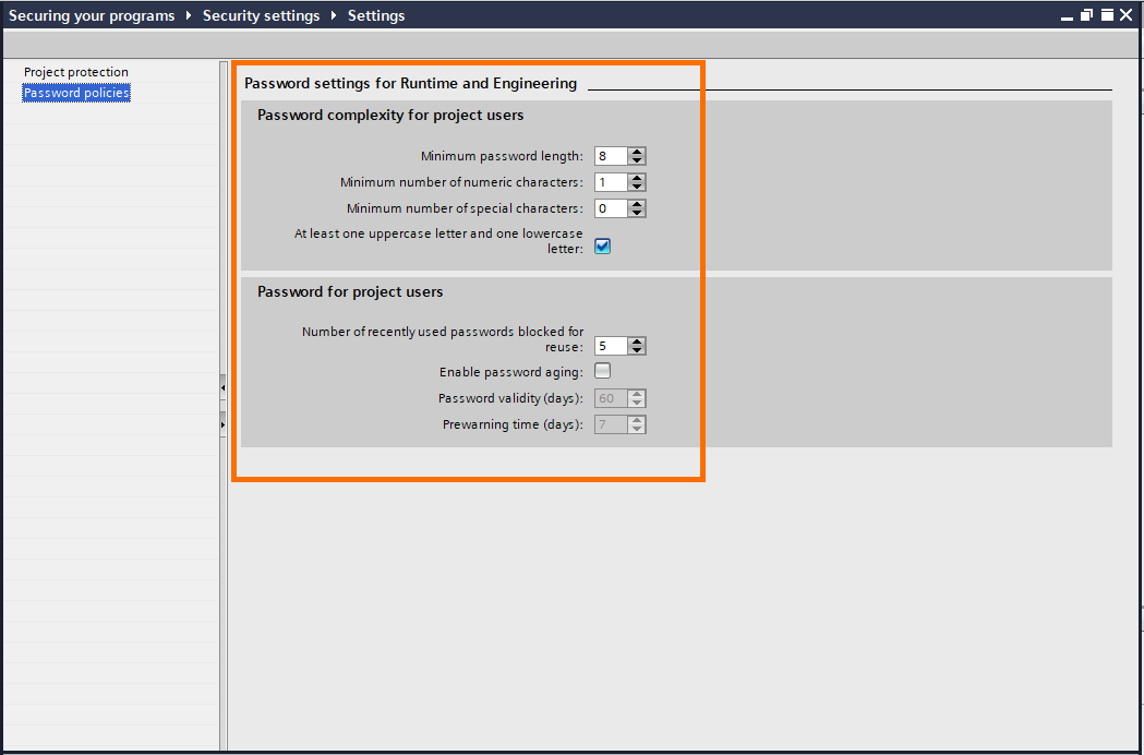 Securing your Projects and Programs in Siemens TIA Portal
