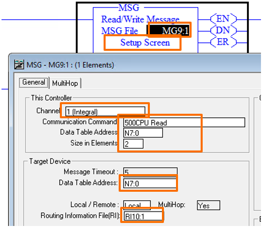 Sending Data from a MicroLogix or SLC PLC to a CompactLogix PLC Using ...