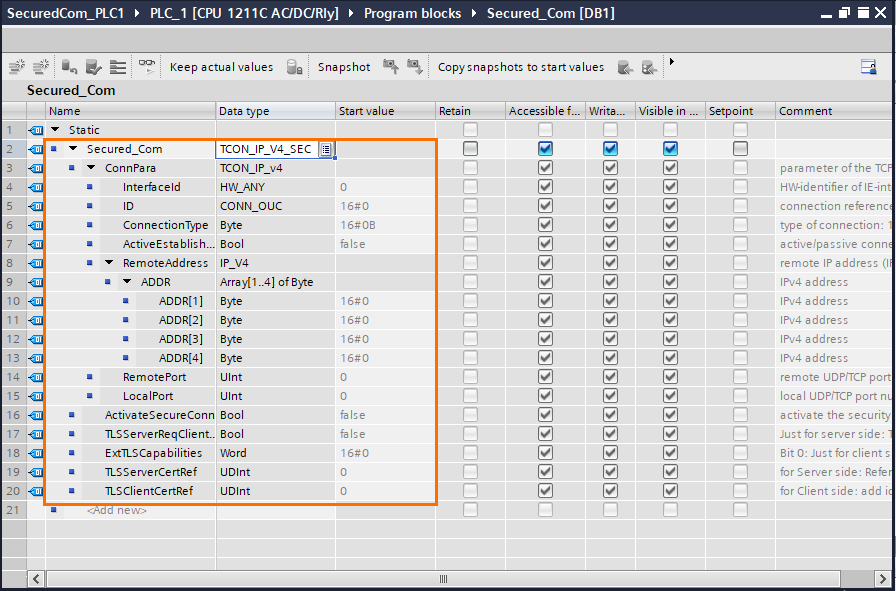 Securing Communications in Siemens TIA Portal using TLS Encryption