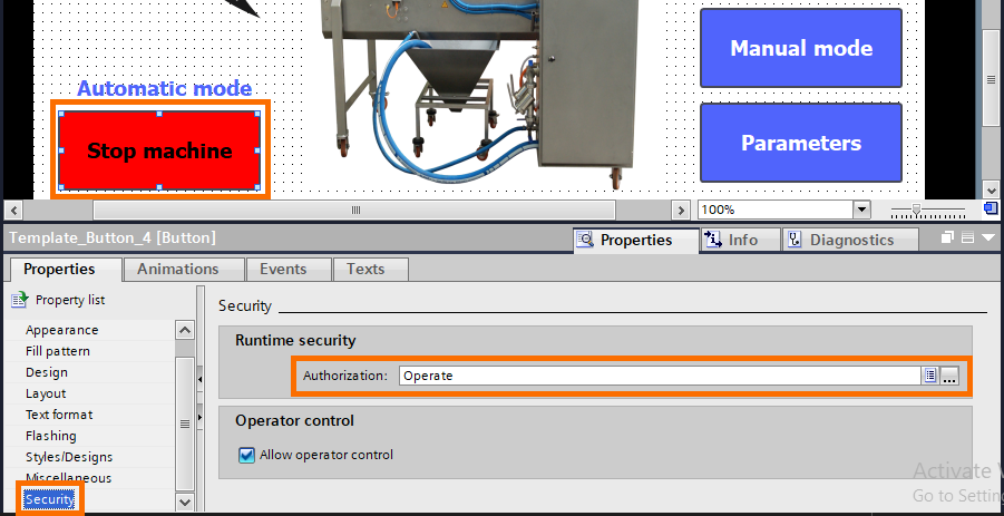 Securing your HMI in Siemens TIA Portal