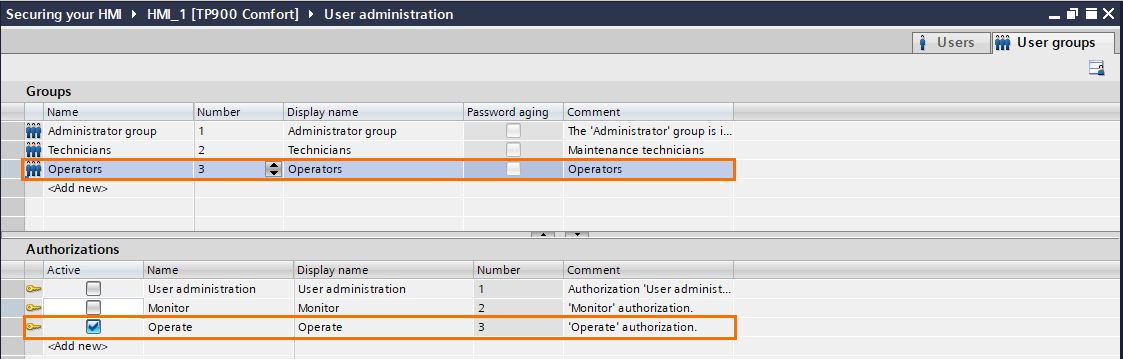 Securing your HMI in Siemens TIA Portal