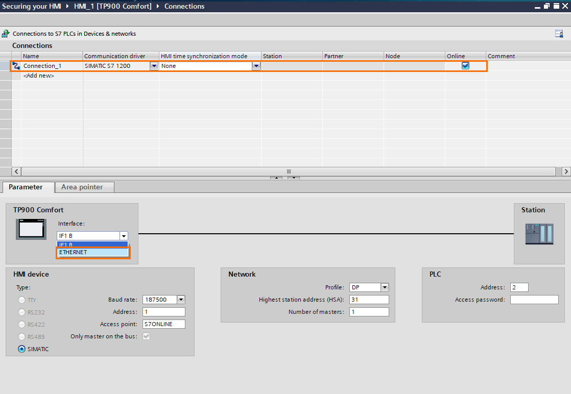 Securing your HMI in Siemens TIA Portal