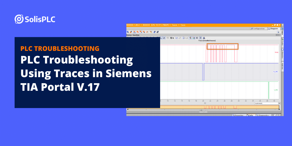 Siemens PLC Troubleshooting Using Traces in TIA Portal