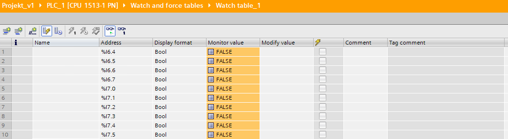 Siemens PLC Troubleshooting Using Watch Tables in TIA Portal V17