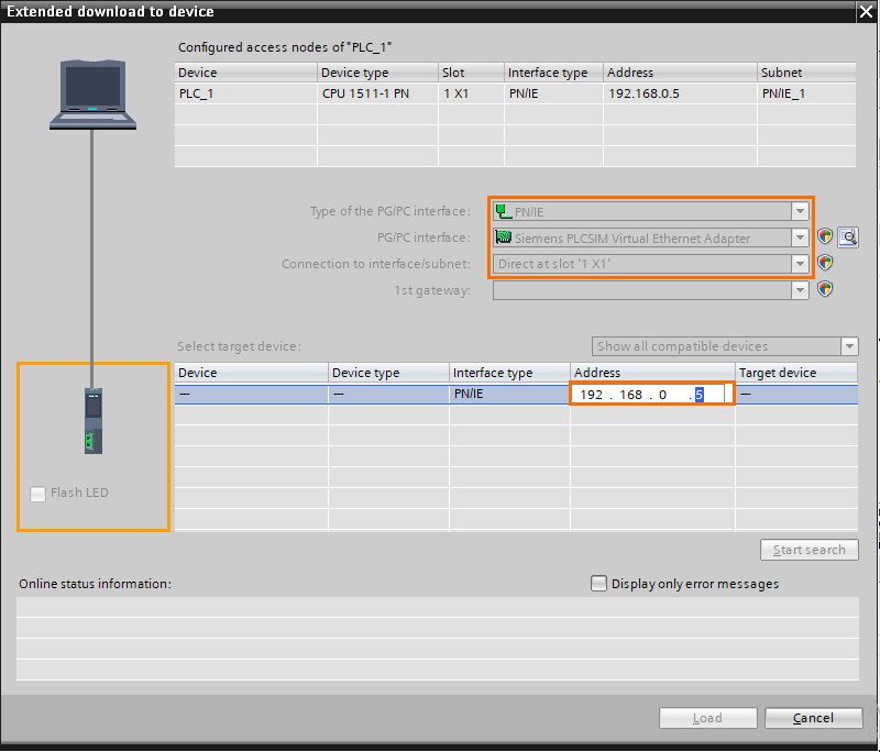 Simulating TCP/IP Communications using PLCSim Advanced