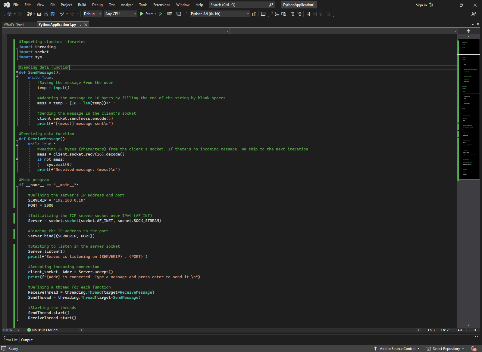 Simulating TCP/IP Communications using PLCSim Advanced