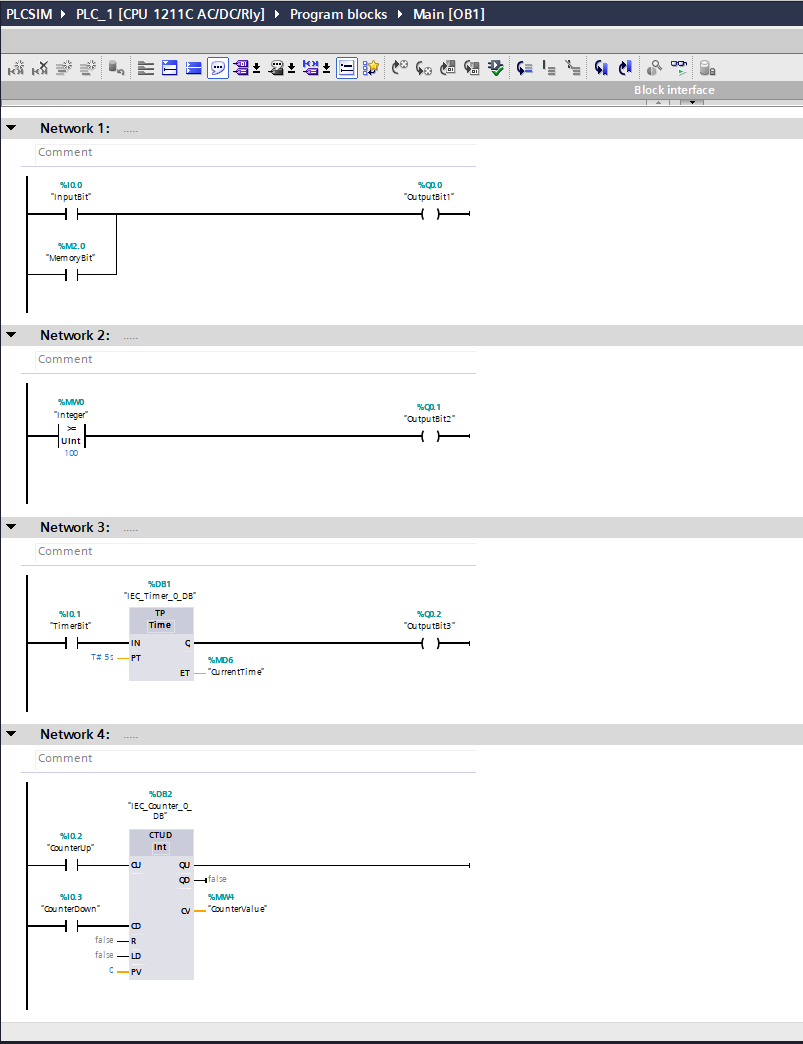 An Introduction to Basic Simulations with TIA Portal’s PLCSim