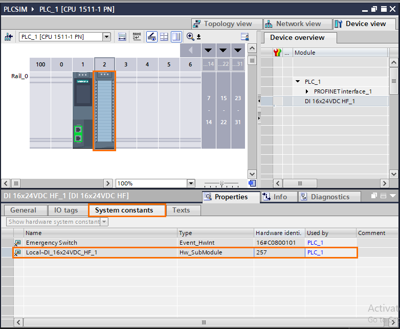Using Event Tables and Simulating your HMI with PLCSim