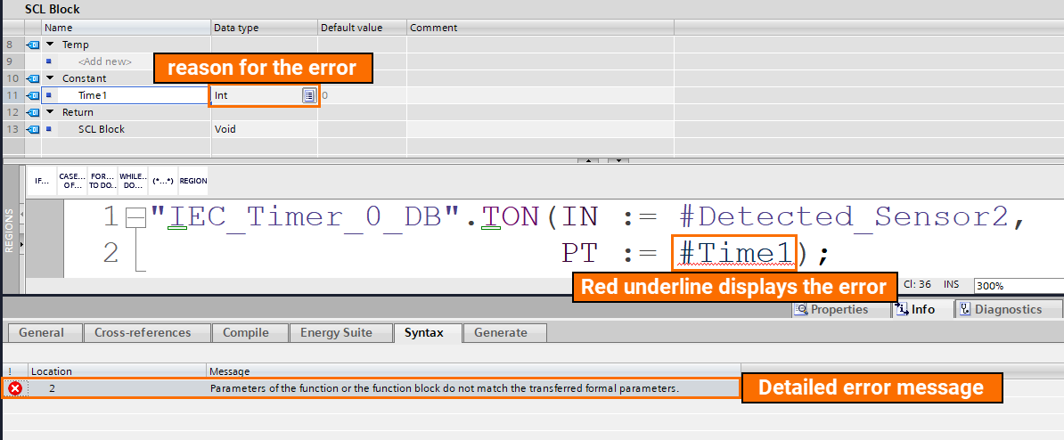 Using SCL Instructions in TIA Portal