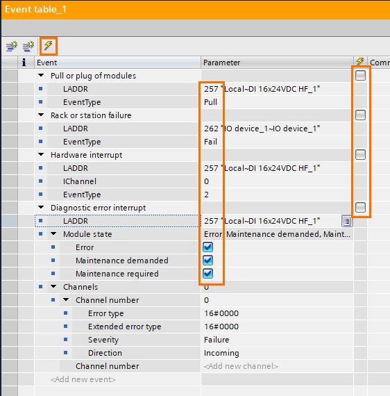 Using Event Tables and Simulating your HMI with PLCSim