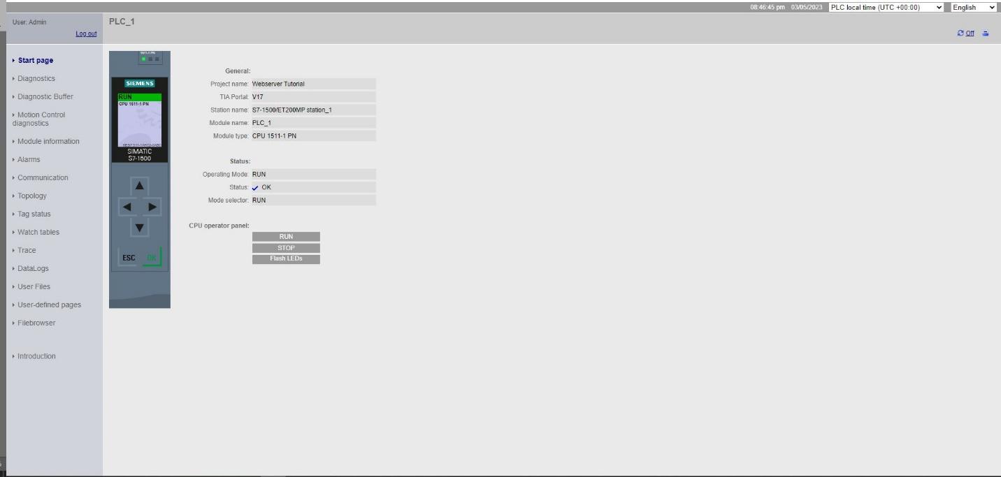 Siemens PLC Web Server for S71500 in TIA Portal – Accessing your PLC from the Web