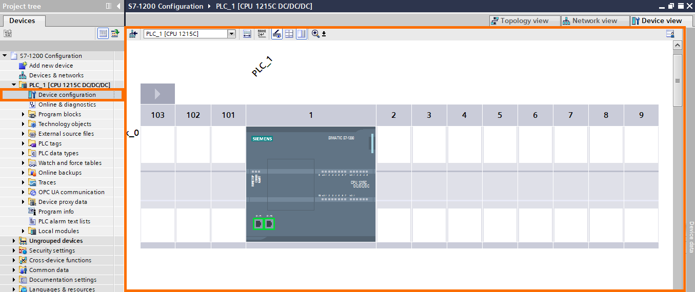 Siemens S7-1200 PLC Configuration - Digital and Analog IO Modules Settings