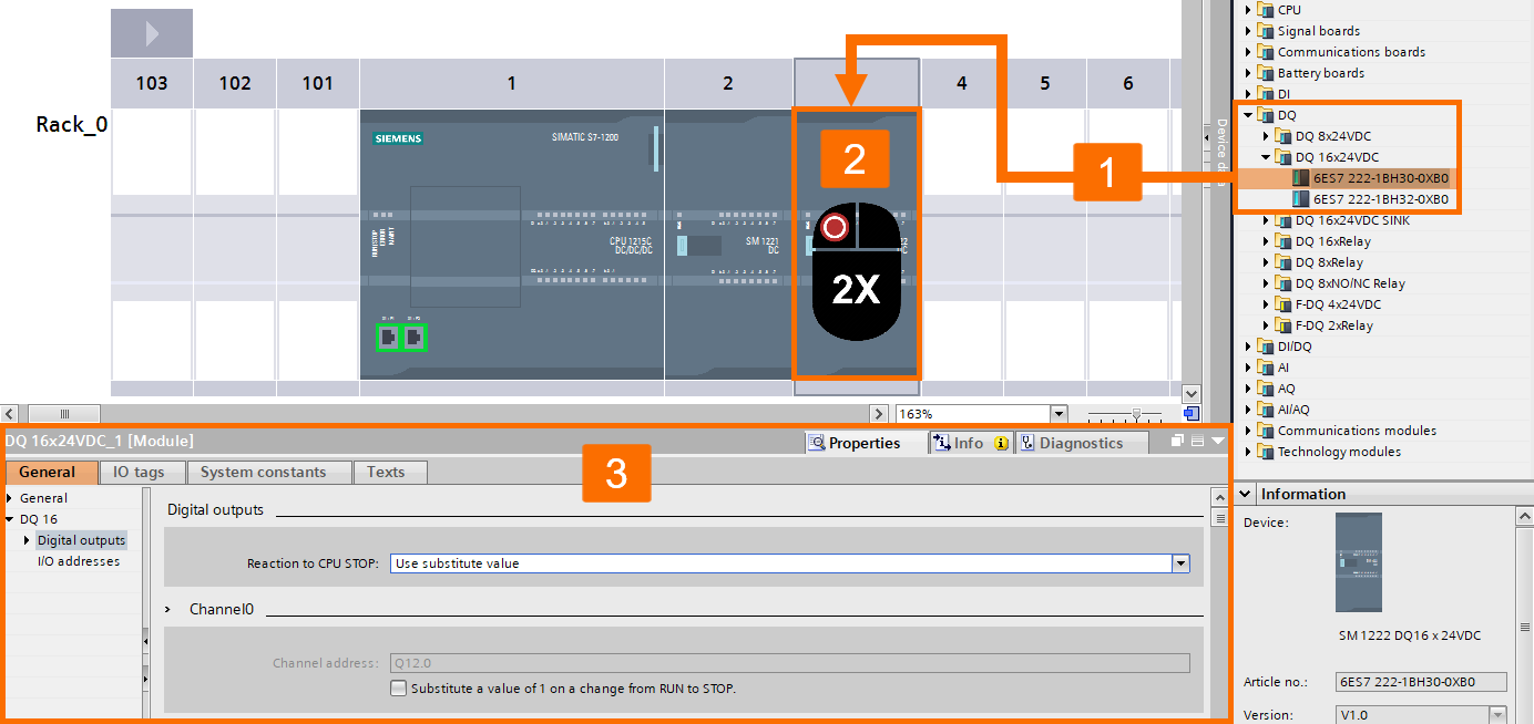 Siemens S7-1200 PLC Configuration - Digital and Analog IO Modules Settings