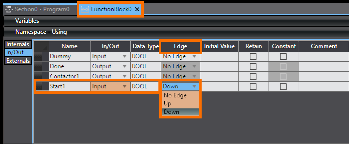 Variable Attributes Explained in Sysmac Studio