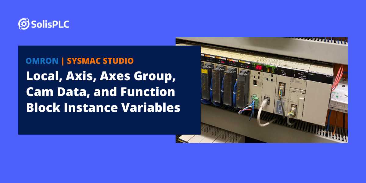 Local, Axis, Axes Group, Cam Data, and Function Block Instance ...