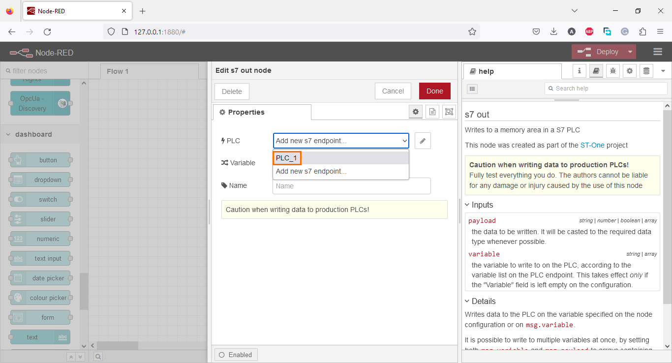 Accessing TIA Portal’s PLC tags using Node-RED Accessing TIA Portal’s PLC tags using Node-RED